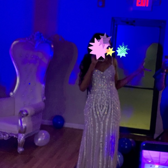 GLOW BY COLOR DRESS G664 | Dresses | Silver Size 8 ...